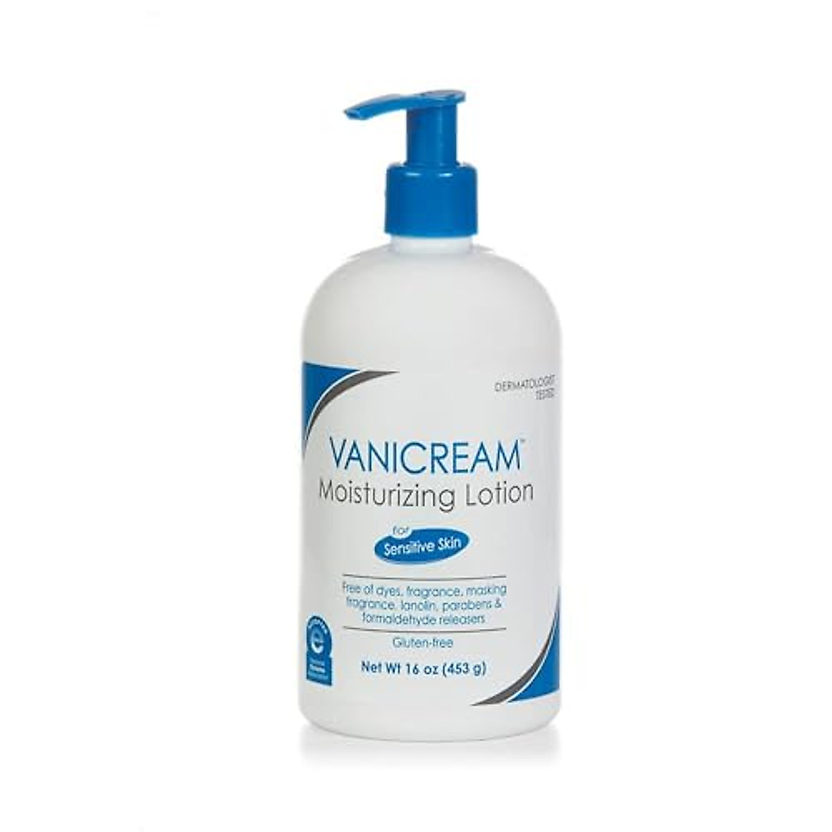 Vanicream Moisturizing Lotion with Pump | Fragrance and Gluten Free | For Sensitive Skin | 16 Ounce (Pack of 1)