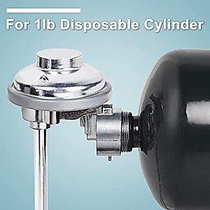 SHINESTAR Propane Regulator Replacement for Coleman Roadtrip LXE, LXX, LX, LE Grills, Connects to 1lb Propane Throwaway Bottles and Propane Adapter Hoses, C001, 5010000743