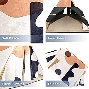 Y-DSIWX Guinea Pig House Bed, Rabbit Large Hideout, Small Animals Nest Hamster Cage Habitats Color