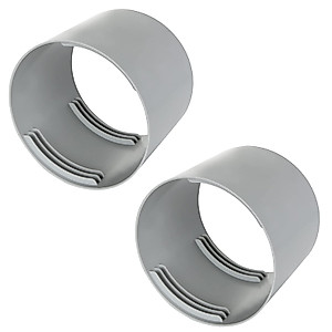 CertBuy 2 Pack Portable Air Conditioner Hose Coupler 5 Inch AC Hose Connector Support Clockwise and Counter Clockwise Hose Threads Hose Coupler