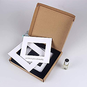 RUIAN Baby Sonogram Photo Frame, The First Ultrasound Picture Frame Love at First Sight Sonogram Frame, An Idea Gift for Expecting Parents in Baby Shower Gender Reveal Party Baby Nursery Decor (Black)