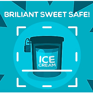 Brilliant Sweet Safe 3.0 Biggest Pint + Handmade Quart + Tub - Ice Cream Combination Lock & Safety Container! - Truly Functional