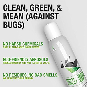 EXO Natural & Non-Toxic Multi-Insect Killer 14oz, Pest Control Spray (Ants, Bed Bugs, Aphids, Beetles, Cat Fleas, Mosquitoes) by Pyur Solutions
