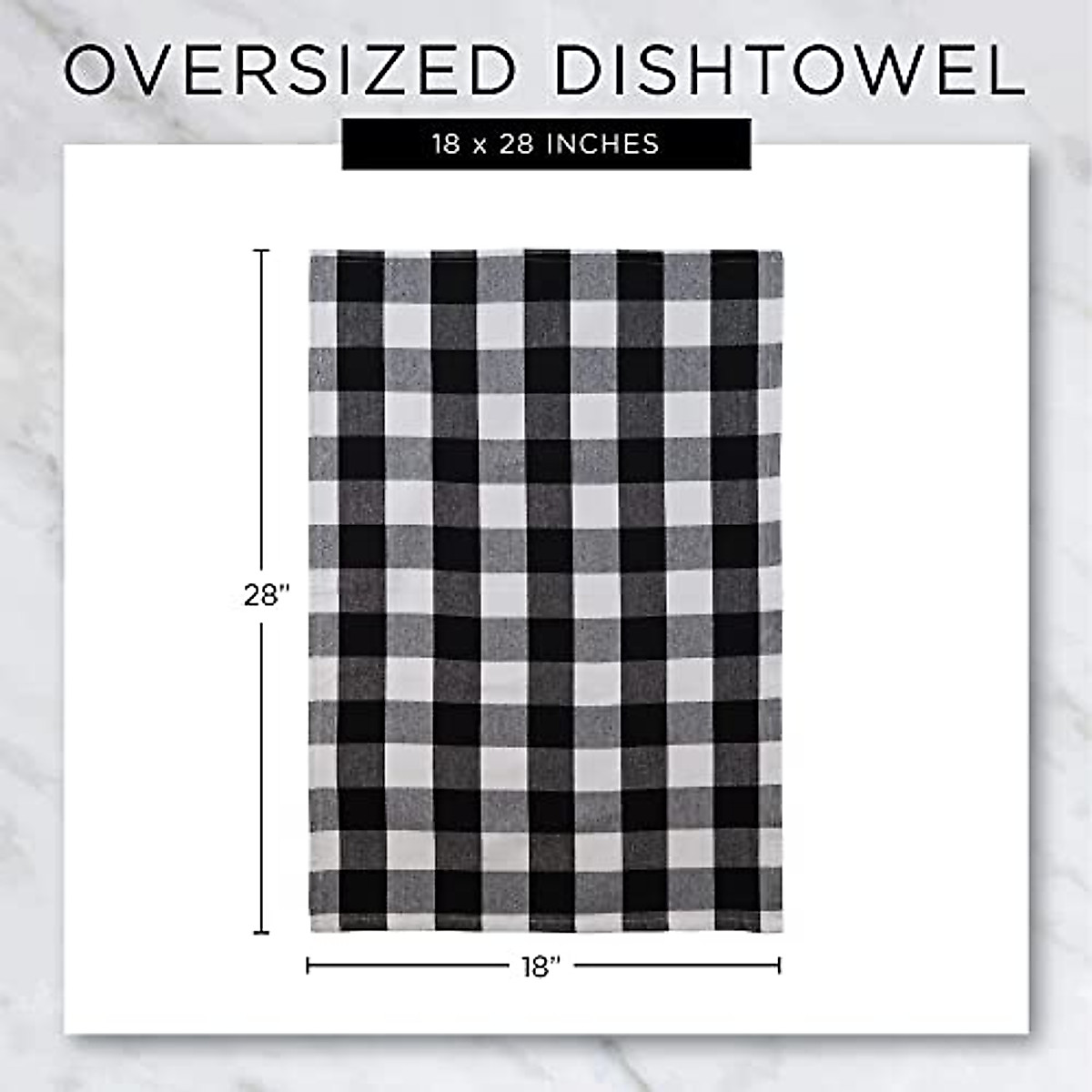 DII Assorted Woven Kitchen Set, Dishtowel, 18x28, Dishcloth, 13x13, Sage, 5 Piece