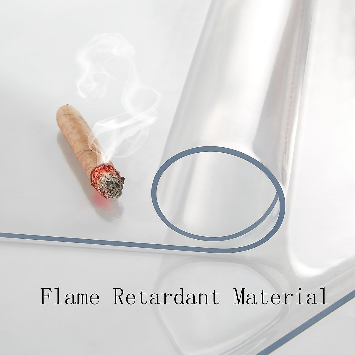 2Pack Thickest Chair Mat for Hardwood Floor - 1/8" Thick 47" X 35" Crystal Clear Chair Mat for Hard Floor, Can't be Used on Carpet Floor