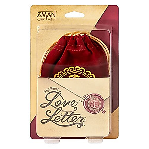 Love Letter Card Game - Renaissance Strategy Deduction Game for Ages 10+, 2-6 Players, 20 Min Playtime by Z-Man Games