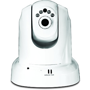 TRENDnet Wireless N Pan, Tilt, Zoom Network Surveillance Camera with 1-Way Audio and Night Vision, TV-IP651WI (White)