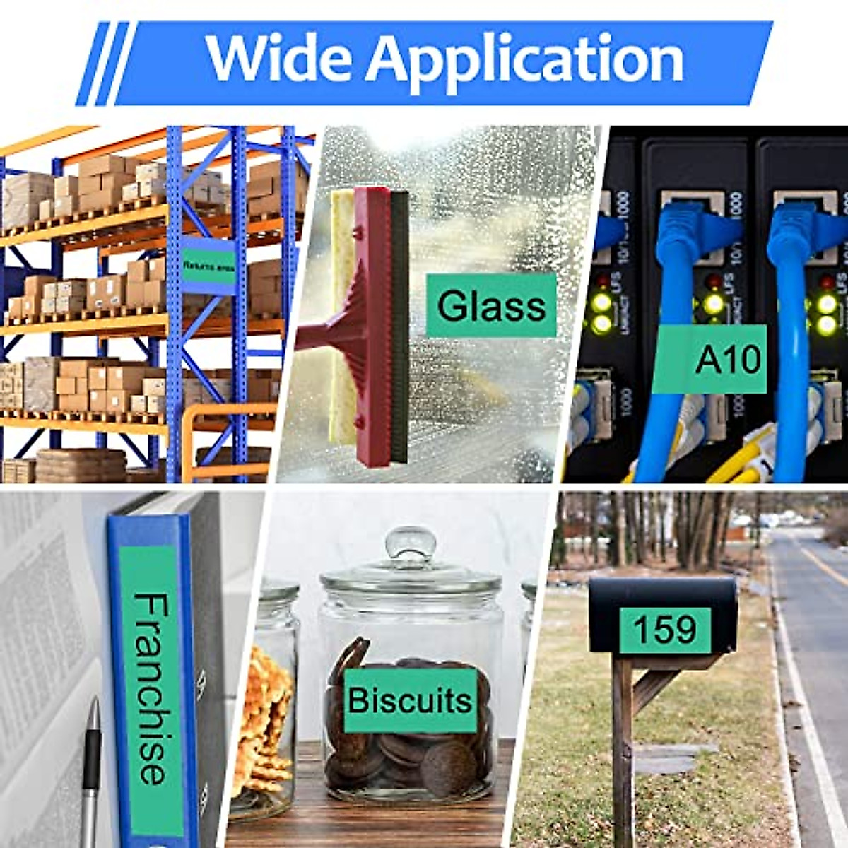 USUPERINK 10PK Compatible for Brother P-Touch Label Maker Tape TZe-751 TZ-751 TZe751 TZ751 Black on Green 24mm 0.94 inch 1'' x 26.2ft Laminated TZe TZ Label Tape for PT-7600 PT-9200DX PT-9200PC 9400