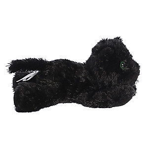Aurora® Adorable Mini Flopsie™ Onyx™ Stuffed Animal - Playful Ease - Timeless Companions - Black 8 Inches