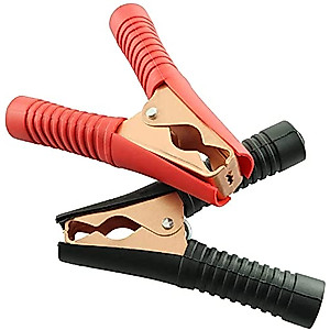 Longdex Car Alligator Clip 2PCS 100A Heavy Duty Full Insulated Car Crocodile Clamp Booster Battery Cable Clips for Car Auto Vehicle