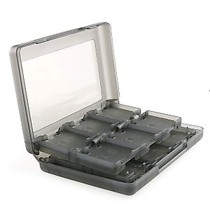 E-outstanding Memory Card Holder Black Plastic 28 in 1 Game Memory Card Case Micro SD Holder for Nintendo 3DS / 3DS XL / 3DS LL / 3DS LL/DSi/DSi XL/DSi LL/DS/DS Lite / 2DS XL LL / 2DS