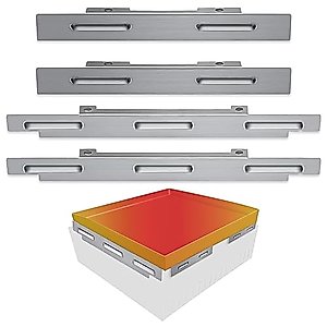 Wind Guards for Blackstone 28 Inch Griddle, Blackstone Griddle Accessories Stainless Steel Magnetic Wind Screen, Protect Flame Hold Heat, Save Gas, Fit with Rear Grease Cup, Hood and Side Shelf