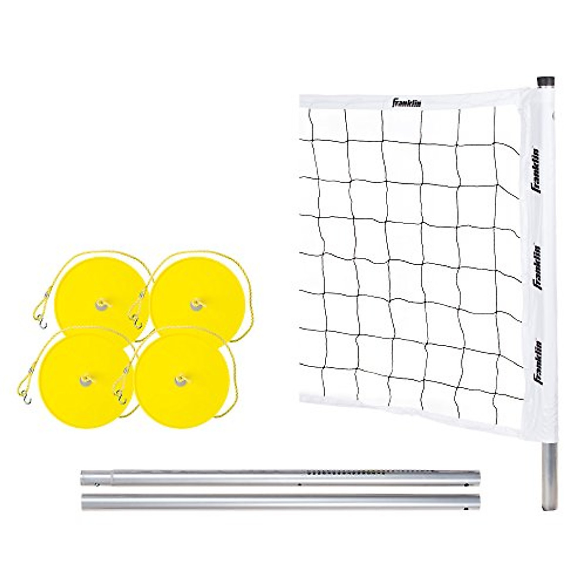 Franklin Sports Professional Series Steel Pole Volleyball System