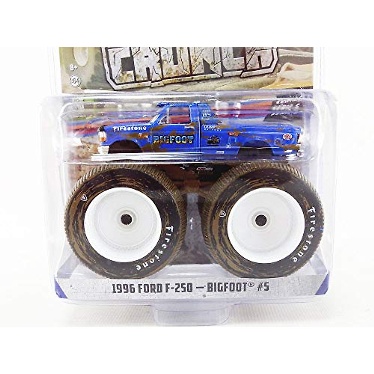 GREENLIGHT 49060 F 1996 Ford F-250 Bigfoot #5 Monster Truck DIECAST 1:64 - Dirty Version