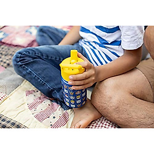 Simple Modern SpongeBob SquarePants Kids Water Bottle with Straw Insulated Stainless Steel Toddler Cup for Boys, Girls, School | Summit Collection | 14oz, SpongeBob Bikini Bottom