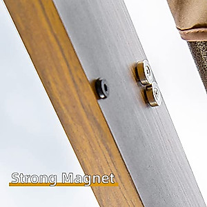 Domi 9’x13' Outdoor Retractable Pergola Against The Wall with Sun Shade Canopy, Pergolas and Gazebos Clearance, Patio Metal Canopy for Deck, Garden, Backyard(Wood-Looking)