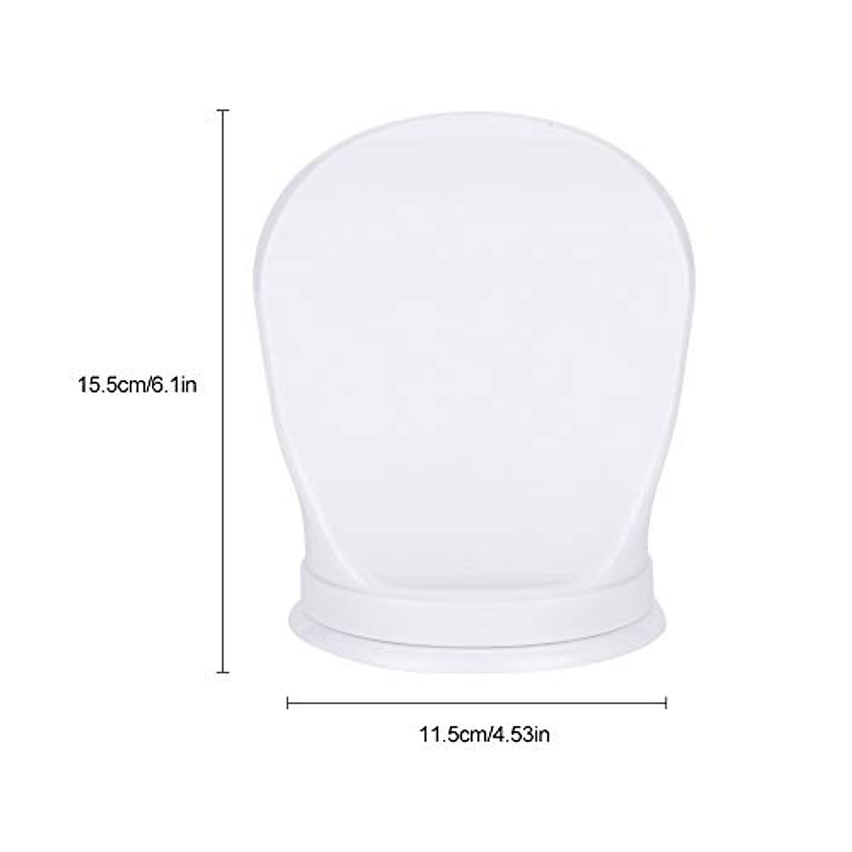 Nikou Shower Foot Rest Plastic Bathroom Foot Rest with Powerful Suction Cup Shower Foot Step for Home Hotel