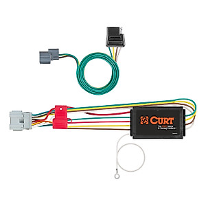 CURT 56029 Vehicle-Side Custom 4-Pin Trailer Wiring Harness, Fits Select Honda Element