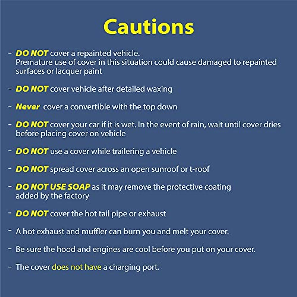 5 Layer Car Cover for Chevrolet K5 Blazer 1973-1986 SUV 2-Door Semi Custom Fit Full Coverage Pollution, Dust, Sun, Snow, Rain, Hail All Weather Protection, Breathable