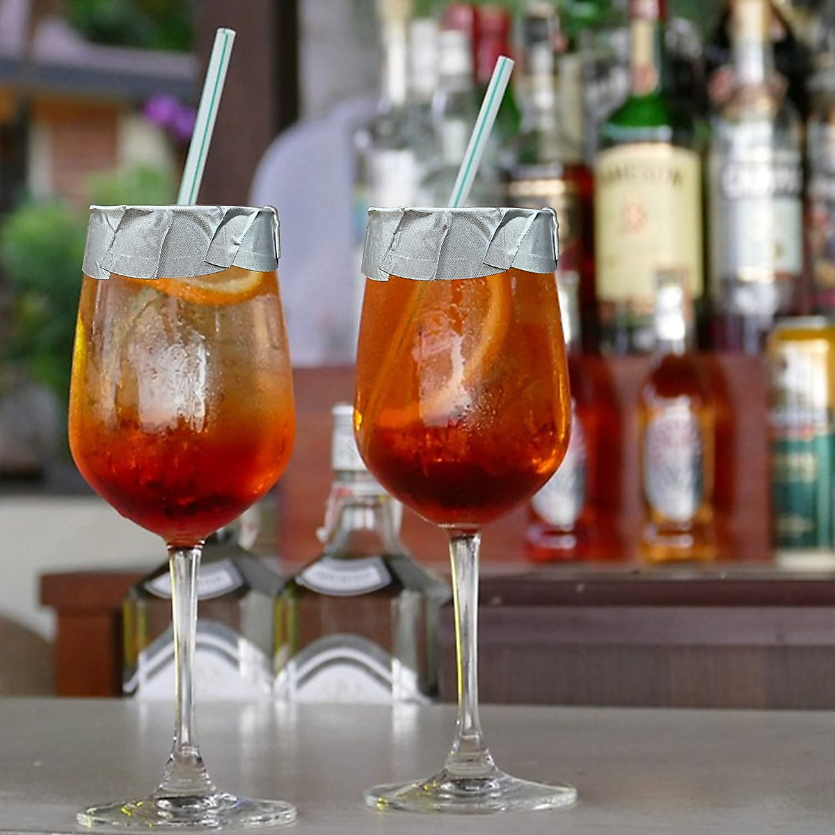 Drink Protective Cap 100 Pack, drink covers for alcohol protection, Keeps Unwanted Items From Getting Into Drink Cups, Fits Most Cup Sizes (100)