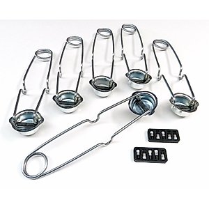 Spark Lighter with FLINTS Ignitor Sparker for Torch - 6 Strikers & 10 FLINTS (E13)