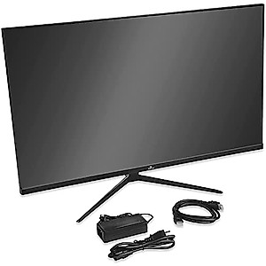 YEYIAN ODRAZ 32” PC Gaming Frameless 4K UHD HDR Monitor 3840x2160 IPS Panel, 1 Billion Colors, Low Blue, 350cd/m2, 1000:1, 60Hz, 4ms, 16:9, 178°, G-Sync, FreeSync, DP/HDMI/USB, Speakers, VESA, Tilt