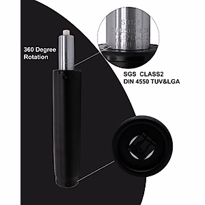 AeKeatDa 5" Long Stroke Office Chair Gas Lift Cylinder Replacement Pneumatic Shock Piston Heavy Duty (500 lbs) fit for Most Chairs