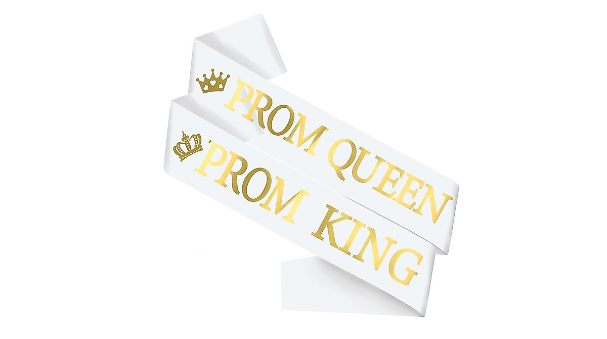 Elegant Prom Night Set - King & Queen Sashes