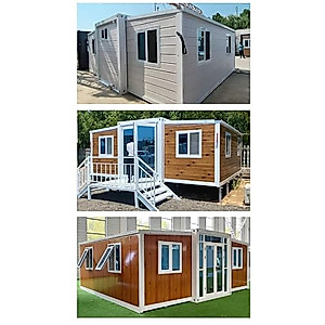 Insulated Prefab Folding Expandable Container Homes Tiny House Portable Container Home
