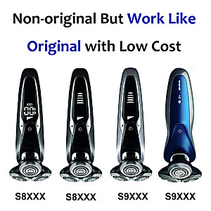 SH90 Replacement Heads Compatible with Philips Norelco Shaver Series 9000 Series 8950