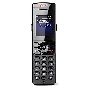 Poly - VVX D230 DECT Cordless Handset (Polycom) - Wireless DECT Phone Handset Accessory- 2' Color LCD Display