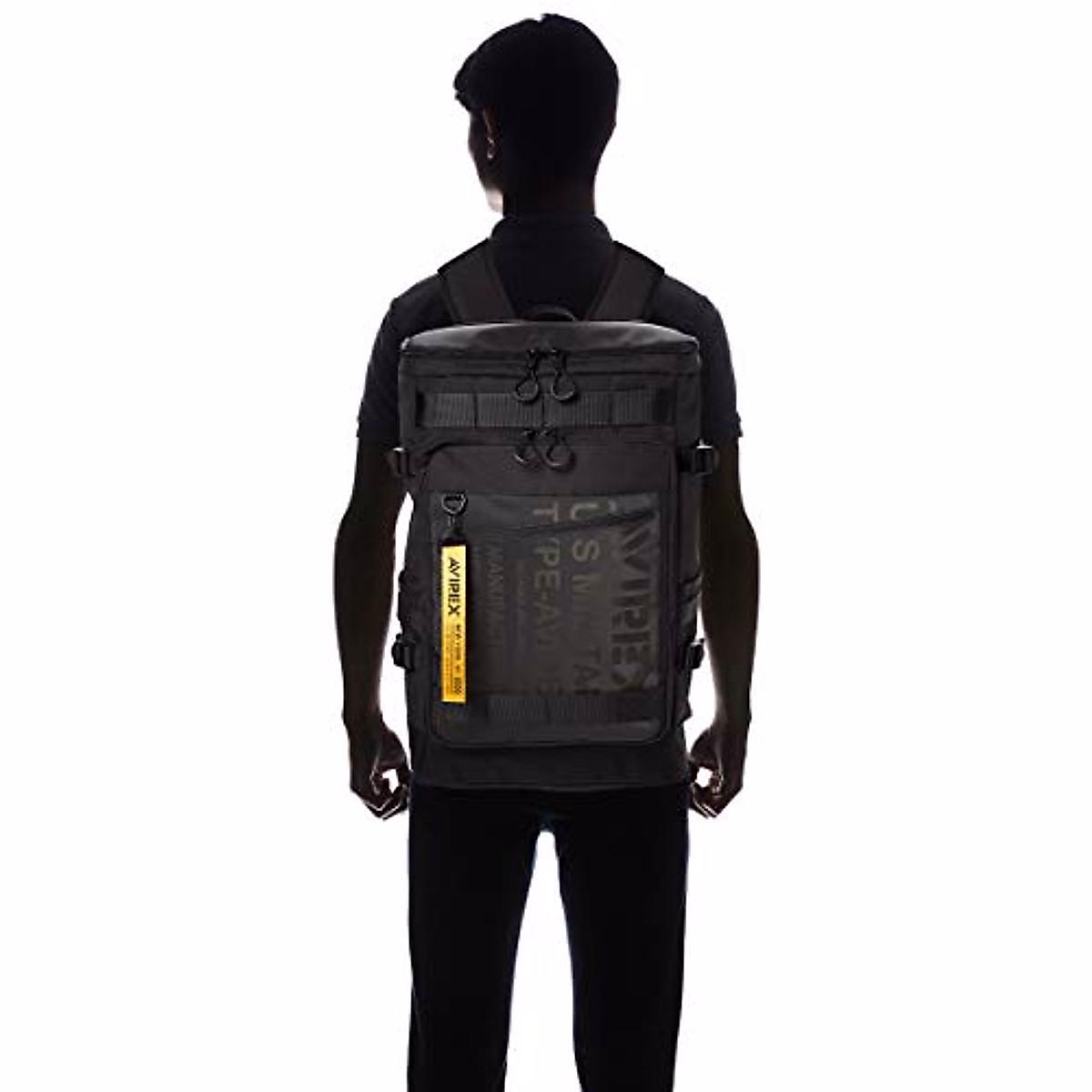 Avirex AVX598 Large Capacity Fuse Box Backpack, 7.9 gal (30 L), Black