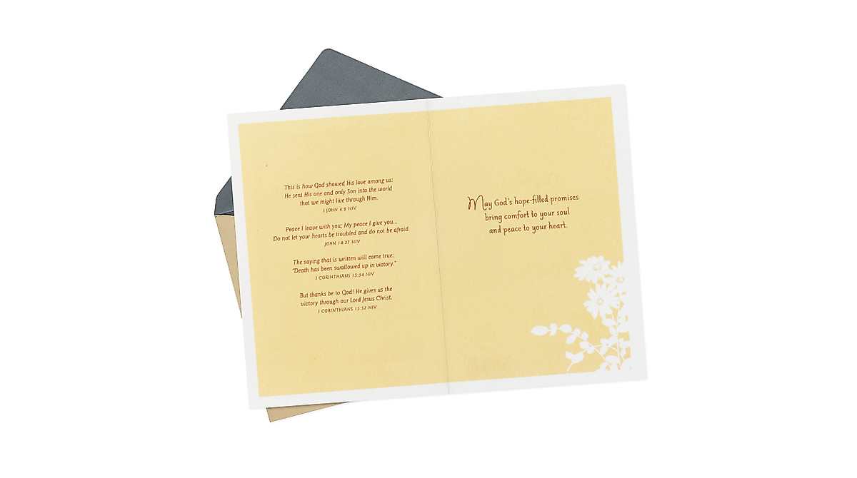 Hallmark DaySpring Religious Sympathy Card | God's Comfort