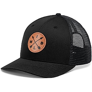 Boticci Trucker Hat for Men Women, Adjustable Outdoor Mesh Snapback Hat - Wild