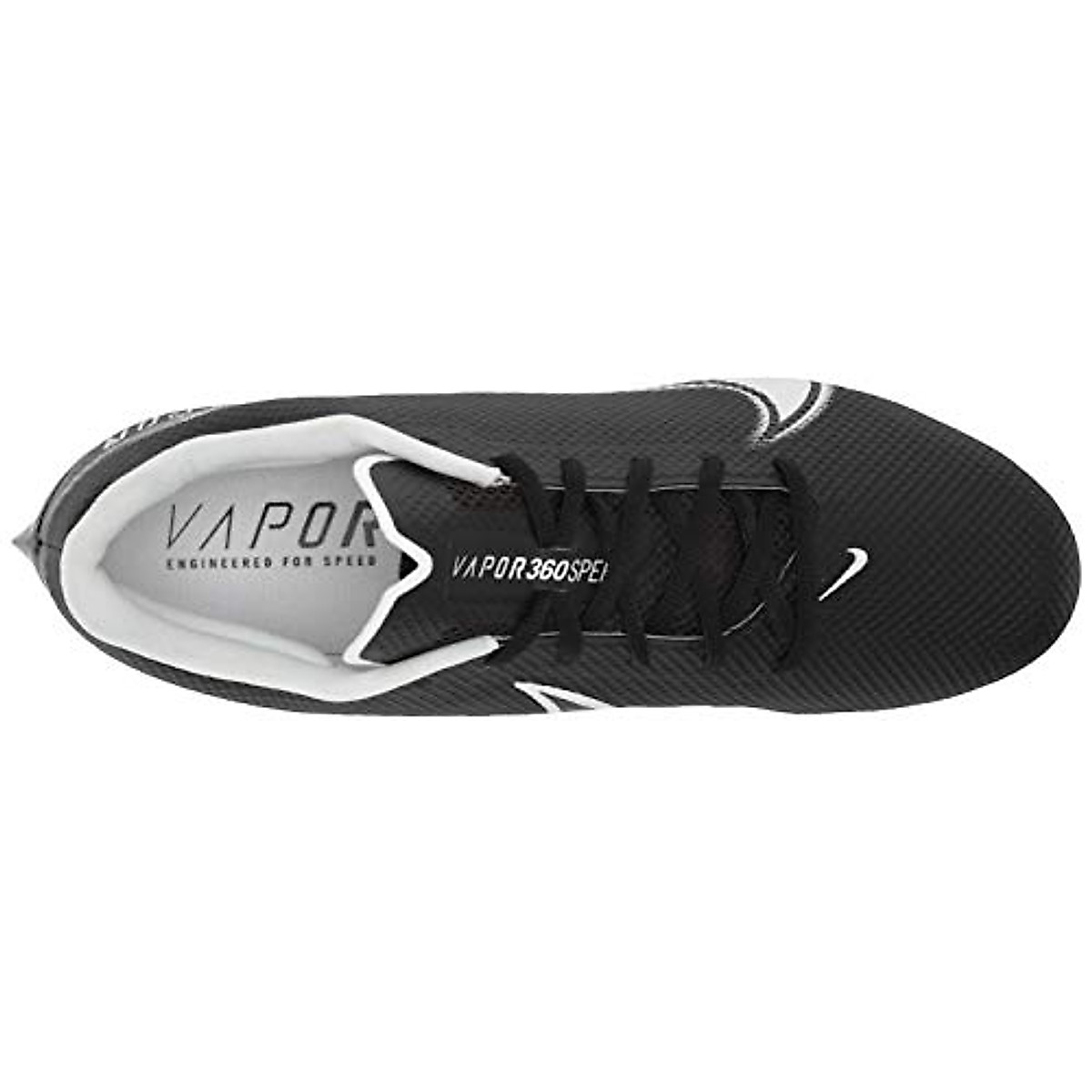 Nike Vapor Edge Speed 360 Mens Football Cleat Cd0082-001 Size 8 Black/White