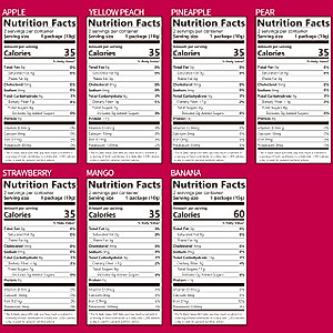 ONETANG Freeze-Dried Mixed Fruit, 12 Pack Single-Serve Pack, Non GMO, Kosher, No Add Sugar, Gluten free, Vegan, Holiday Gifts, Healthy Snack 0.35 Ounce