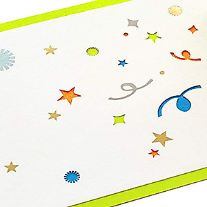 Hallmark Signature Paper Wonder Pop Up Congratulations Card, Fathers Day Card, or Birthday Card (Celebrate) (1299RZH1130)