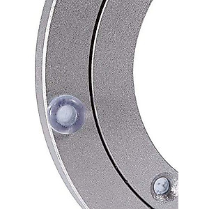 Heavy Duty Aluminium Alloy Rotating Bearing Turntable Round Dining Table Smooth Swivel Plate ( Size:4Inch )