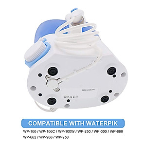 IIYL Oral Hygiene Accessories Water Hose Plastic Handle Compatible for Waterpik Oral Irrigator Wp-100 WP-900, Pack of 1 Handle/Hose…