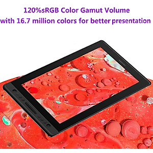 HUION KAMVAS Pro 16 Graphics Drawing Tablet with Screen Full-Laminated Graphics Monitor with Battery-Free Stylus Tilt 8192 Pen Pressure 6 Hot Keys Touch Bar - 15.6inch Graphic Tablet for PC/MAC/Linux