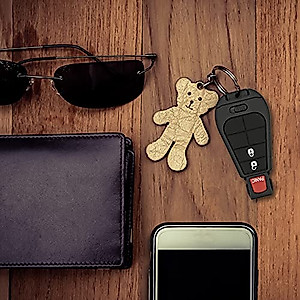 Keyless2Go Replacement for 3 Button Remote Key GQ4-53T 56046953 AG with Durashell Technology