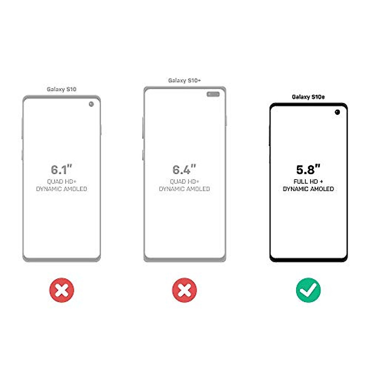 OtterBox Defender Series Screenless Edition Case for Samsung Galaxy S10E - Case Only - Belt Clip Holster Not Included - Non-Retail Packaging - Big Sur