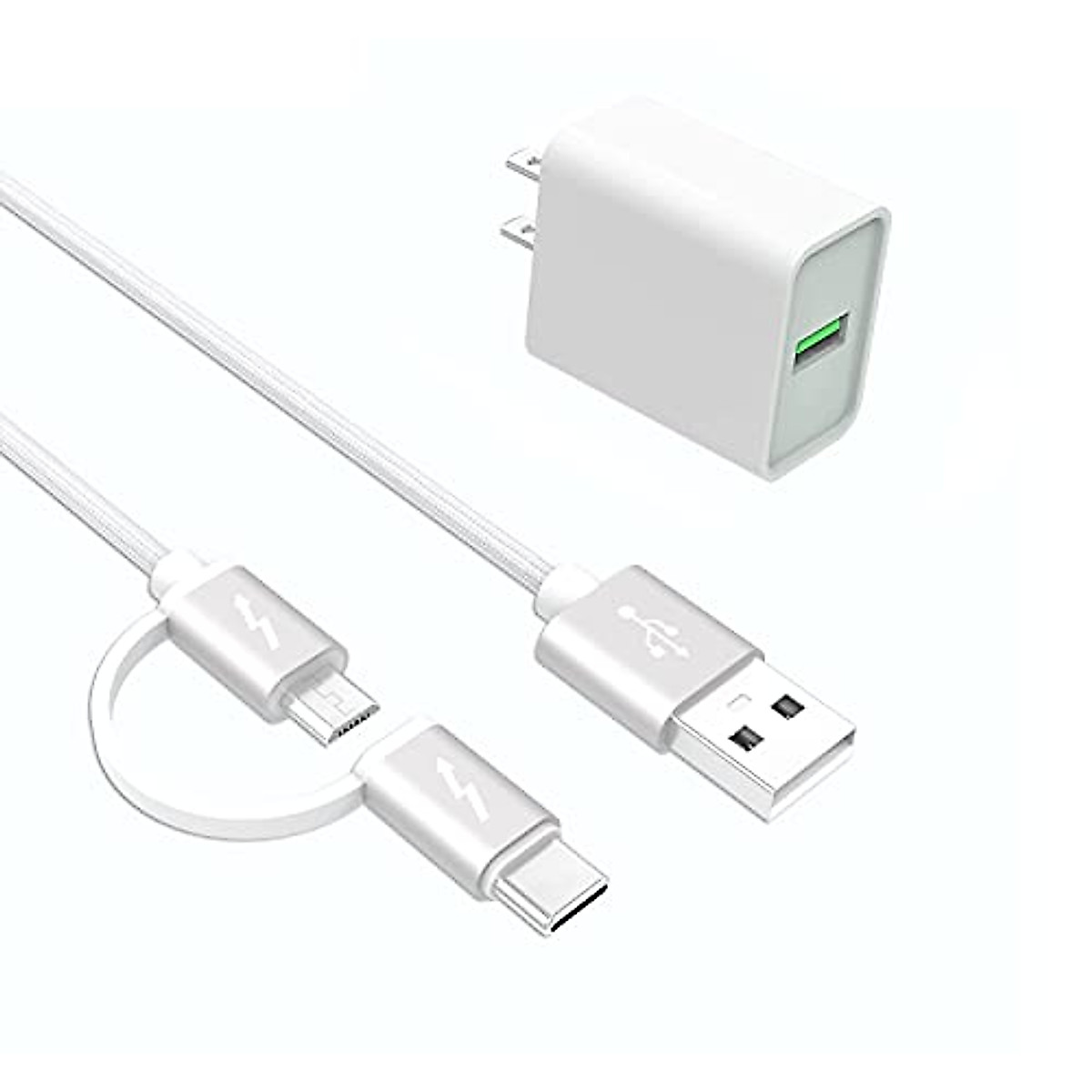 18W Quick 3.0 Fast Wall Charger Fit for All Android Phone Power Cord Adapter