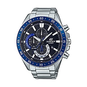 Casio Men's Quartz Sport Watch with Stainless Steel Strap, Silver-Tone, 22 (Model: EFV620D-1A2V), TBA