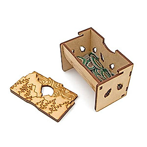 TowerRex Board Game Organizer for Cascadia board game box, Cascadia board game organizer, Cascadia board game components storage insert accessory