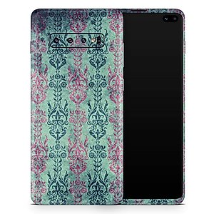 DesignSkinz Multicolor Grunge Tribal Pattern Protective Vinyl Decal Wrap Skin Cover Compatible with The Samsung Galaxy S20 (Screen Trim & Back Glass Skin)