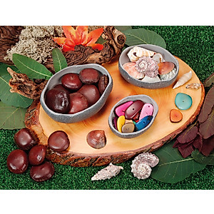 Yellow Door Rustic Bowls, Set of 3