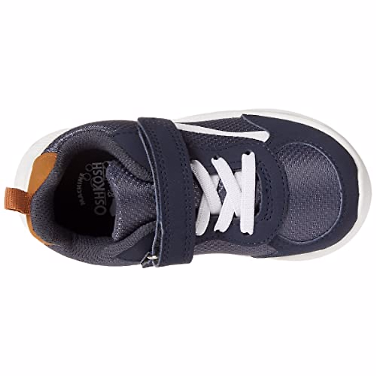 OshKosh B'Gosh Boy's Retra-W Athletic Sneaker, Navy, 4 Toddler