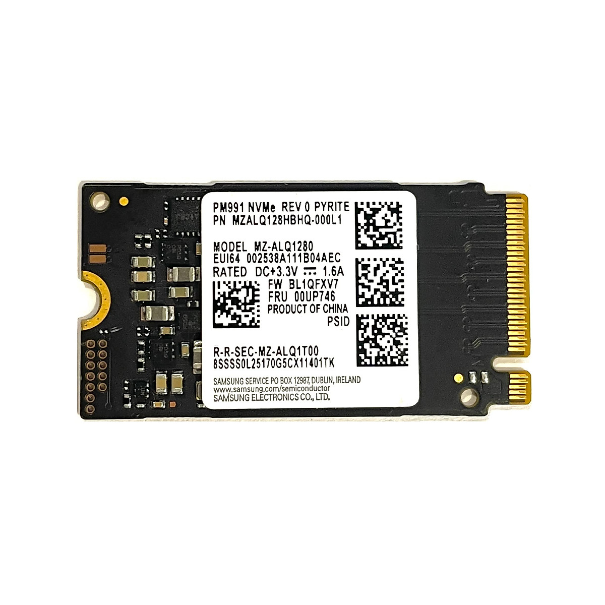 OEM Samsung 128GB M.2 PCIe NVME SSD Internal Solid State Drive SSD 42mm (2242) MZALQ128HBHQ M Key