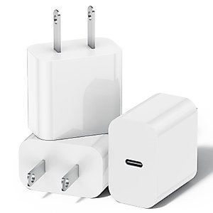 Phone Chargers for Apple iPhone 15 14 13 12 Fast Charger,USB C iPhone Charger Fast Charging Block Box Power Brick,3 Pack 20w Plug for iPhone 14 Pro Max Plus/13/12, iPad Pro,Samsung Galaxy S22 S21 S20